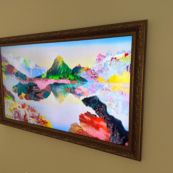 Frame Tv Bezel, Custom Brand Tv Frame, Wooden Tv Frame，frame TV Frames ...