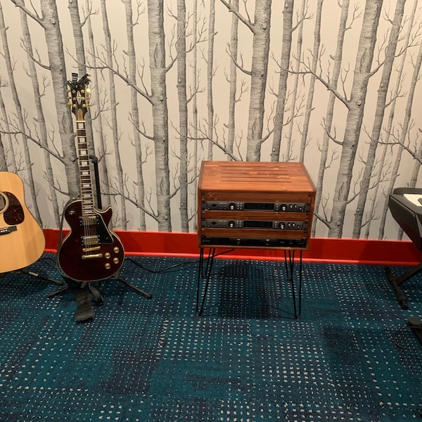 Studio Rack | 15” Depth | 16" Hairpin Legs | Solid Wood | Vents - Etsy