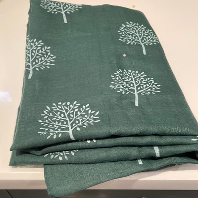 Soft Tree of Life Scarf Grey & Silver - Etsy