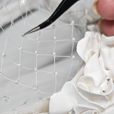 Crinoline Fishnet for Veil 9,45 / Many Colors / Filet Mesh Diamond ...