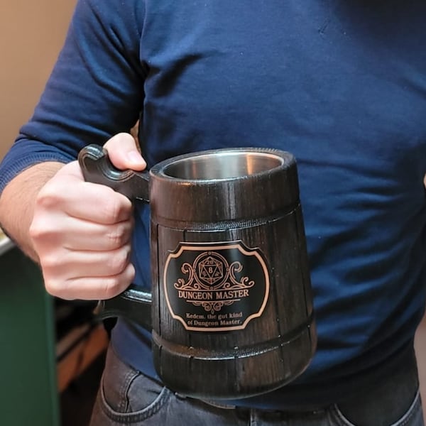 Dungeon Master Personalized Mug. Dungeon and Dragons Mug Custom Beer ...