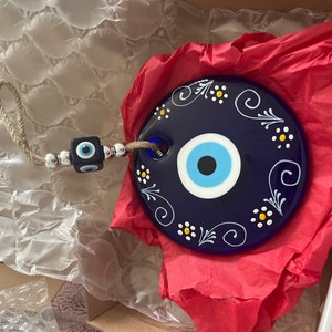 Turkish Evil Eye Glass Greek Mati Eye Nazar Amulet Protection - Etsy