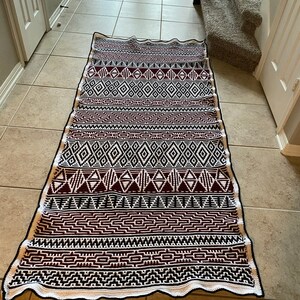 Diamondback Blanket Overlay Mosaic Crochet Pattern - Etsy