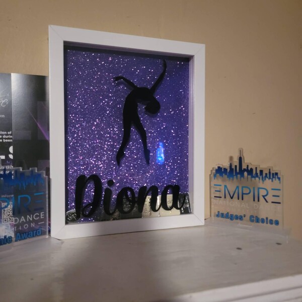 Dance Shadowbox - Dance Pins - Dancer Gift - Dance Team Gift - Ballet ...