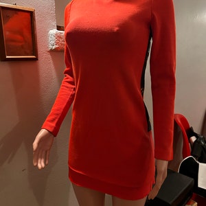 Vtg 60s Mod Primary Colors Striped Dress With Pockets Ronterri 70s ...