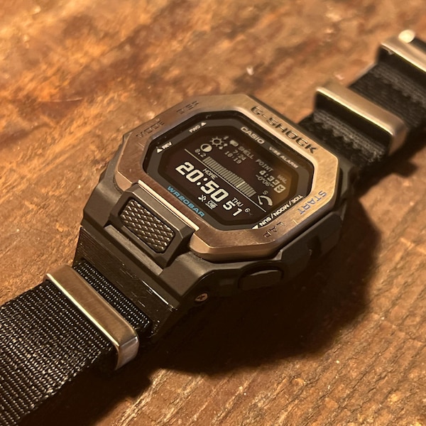 Casio A158W Modified With Rainbow Digits on Mirrored Lcd (v2.0) - Etsy