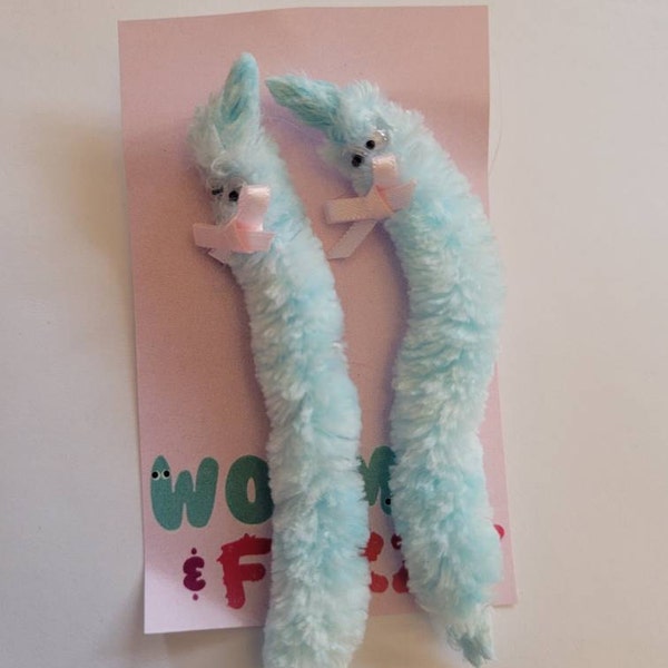 Worm on A String Birthday Plushie - Etsy
