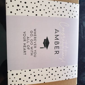 Personalised Graduation Gift Box, Letter Box Gifts, Graduation Present ...