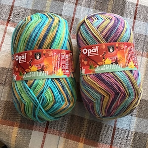 Opal Sock Yarn Hundertwasser 4, 100g/465yds, 4051 FREE Shipping any Two - Etsy