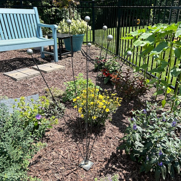 Elephant Metal Garden Art Stake Home Garden Decor Free Shipping! - Etsy