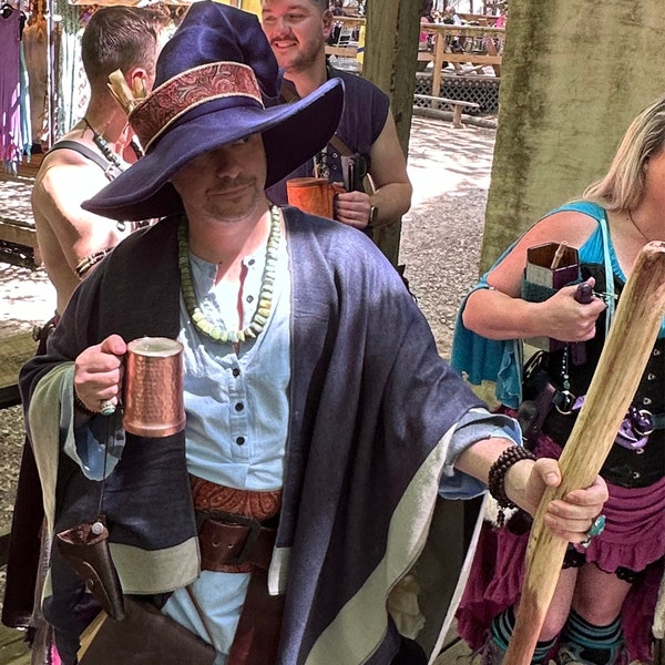 Brown "wizard Chill" Hat / Witch Hat / Mage, Sorcerer, Warlock ...