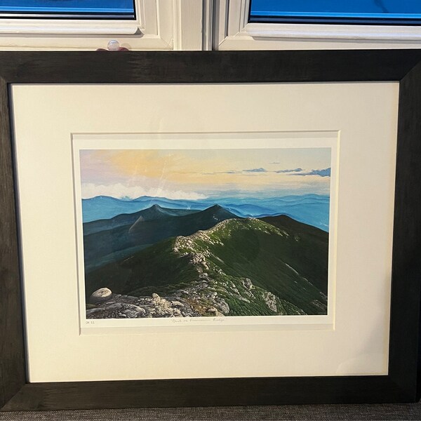 Starry Mountains Block Print - Etsy