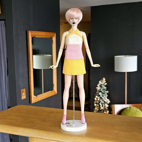 C021 Fishnet Doll Pantyhose Tights for 12" Fashion Dolls Poppy Parker ...