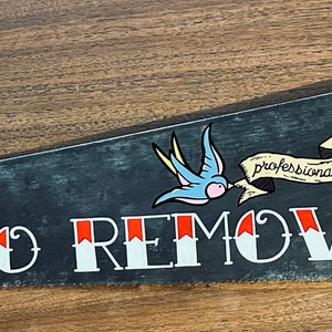 Walken Welcome Hand Painted Wooden Sign christopher Walken/tattoo/shop ...