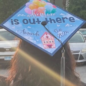 Personalized Graduation Cap Topper Black Girl Magic, Work Hard in ...