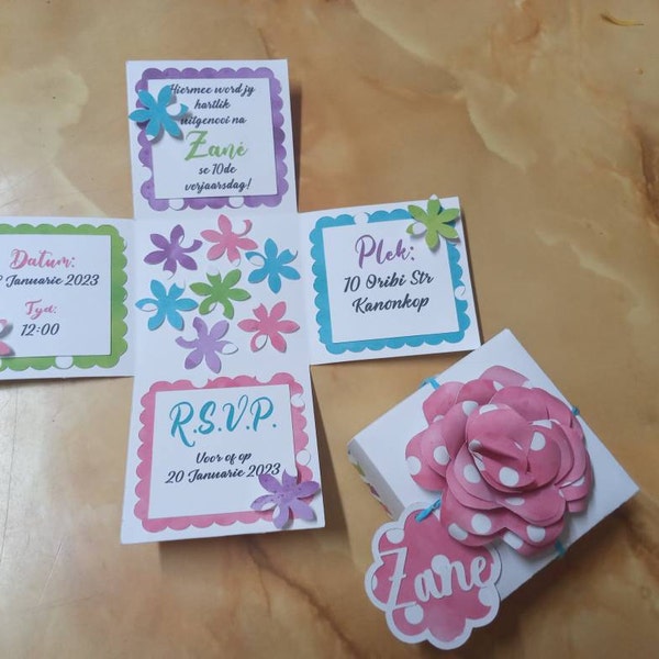 Explosion Box, Box Svg Template, Svg Files for Cricut and Silhouette ...