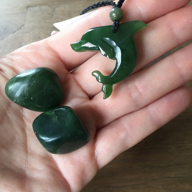 Jade dolphin necklace store