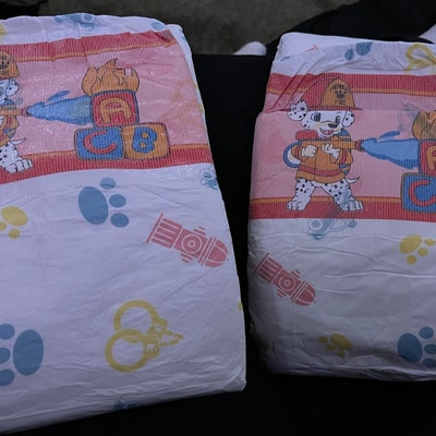 ABDL Rearz Inspire 2 Pack Large Thick Over Night Diapers With Cute ...