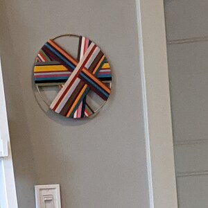 COLORFUL Round Wall Art choose Your Own Colors Set of 9-made - Etsy