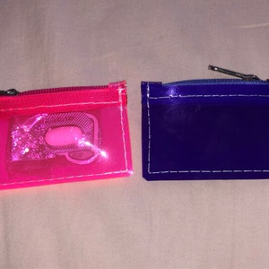 Compact Wallet, Vinyl Jelly Pocket, Easy to Disinfect, Minimalism Money ...