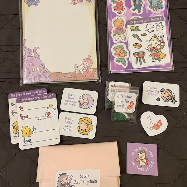 FF6 Relm + Strago Linked Charms - Final Fantasy 6 Acrylic Keychain ...