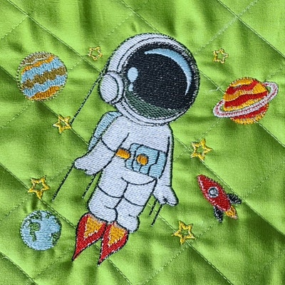 Astronaut Embroidery Designs, Galaxy Astronaut, Space Astronaut Machine ...