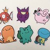 Cute Pokemon Stickers / Pokemon Sticker Pack - Etsy