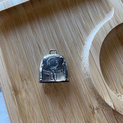 925 Sterling Silver / 14K Gold Vintage Harry S. Bick Swirl Design Pin ...