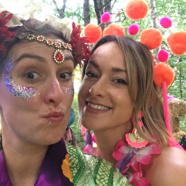 Gold Halo Pompom Festival Rave Headdress Crown Embellished With Gems ...