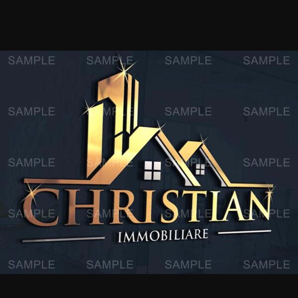 Custom Real Estate Logo, Realtor Logo, Property Logo, Roofing Logo ...