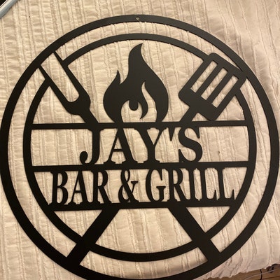 Golf Custom Name Metal Sign, Golf Sign, Bar Sign, 19th Hole, Custom ...