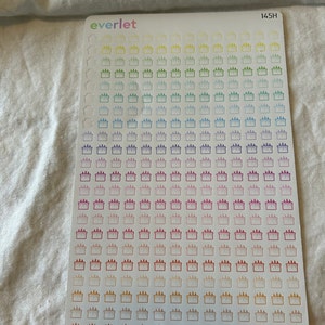 Watercolor Days of the Week Planner Stickers, Highlighting Transparent ...