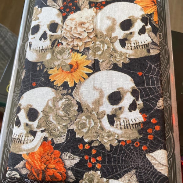 Reversible Book Cover Adjustable Bible Pouch Reusable Fabric Dust ...