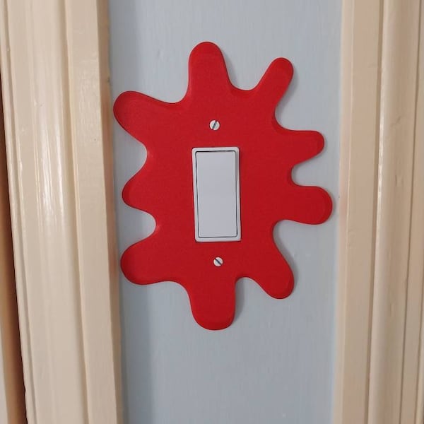 Splat Slime Light Switch Cover 3D Printed - Etsy