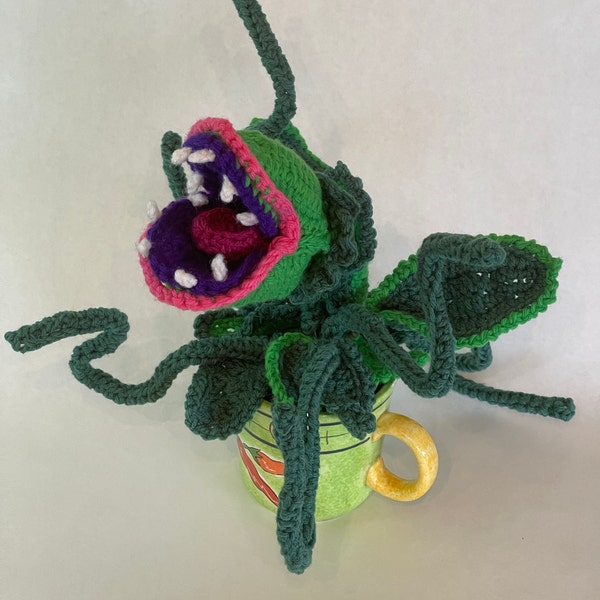 Crochet Audrey 2 - Man Eating Plant - Photo Tutorial - Feed Me Seymour ...