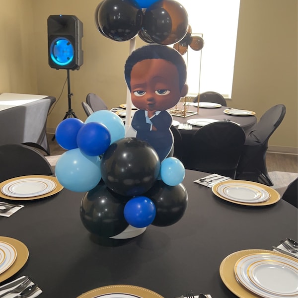 Baby Boy Afro Standee Prop / Boss Baby Boy Prop Character Prop Kids ...