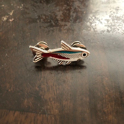 Neon Tetra Enamel Pin - Etsy