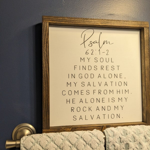 Christian Office Sign, Scripture Wall Art, Farmhouse Wood Sign, Working ...