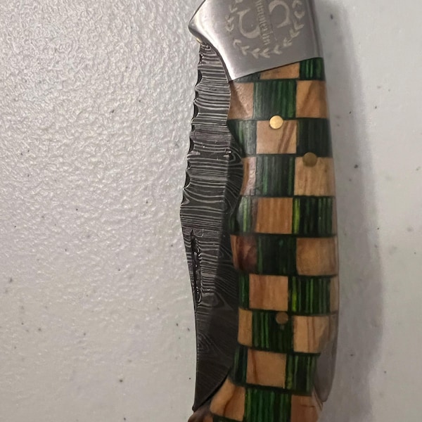Handmade Damascus Cheese Knife Set of 5 Pcs With Olivewood Handle ...