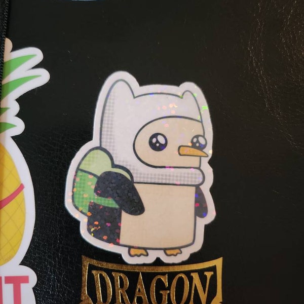 Gunter Cosplays Finn Sticker//adventure Time/ Waterproof Sticker/laptop ...
