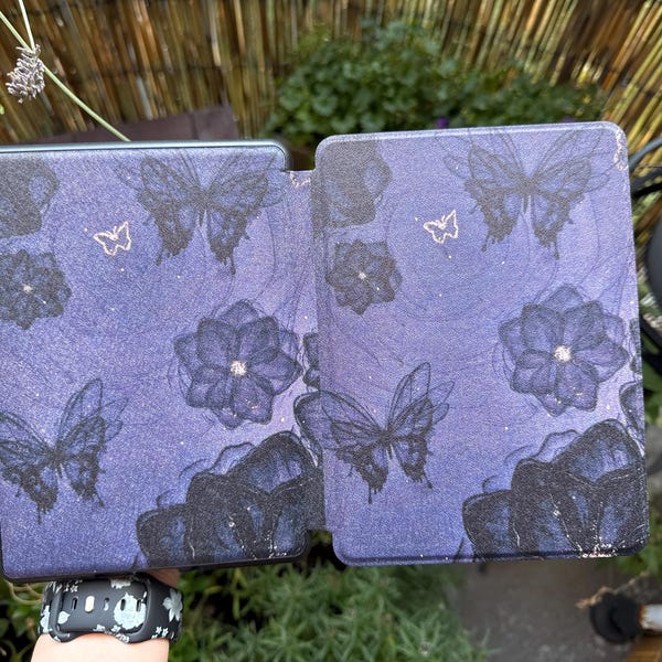 Pink Dream Kindle Custom Case With Hand Strap for Paperwhite 1/2/4 ...