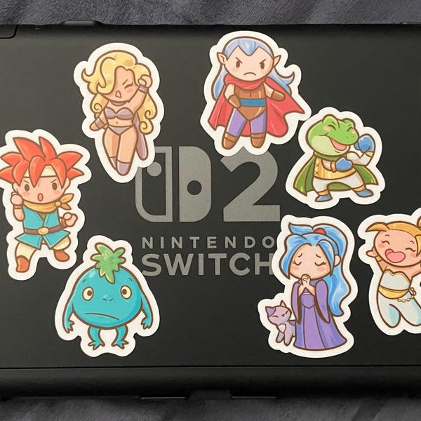 FF5 VINYL Stickers - 4x6" Sticker Sheet - Waterproof Vinyl Decals - Etsy