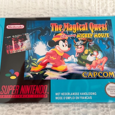 Super Nintendo the Magical Quest Starring Mickey Mouse Box - Etsy