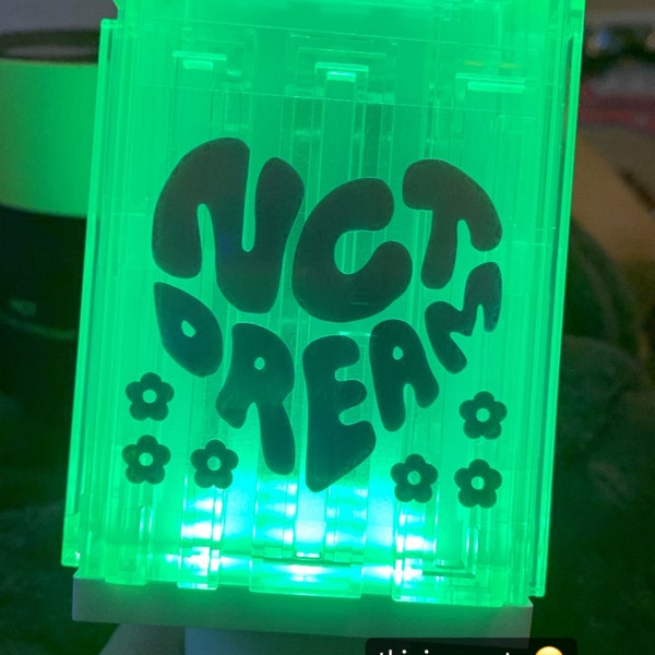 NCT Dream Lightstick Vinyl Decal Sticker Neobong Kpop - Etsy