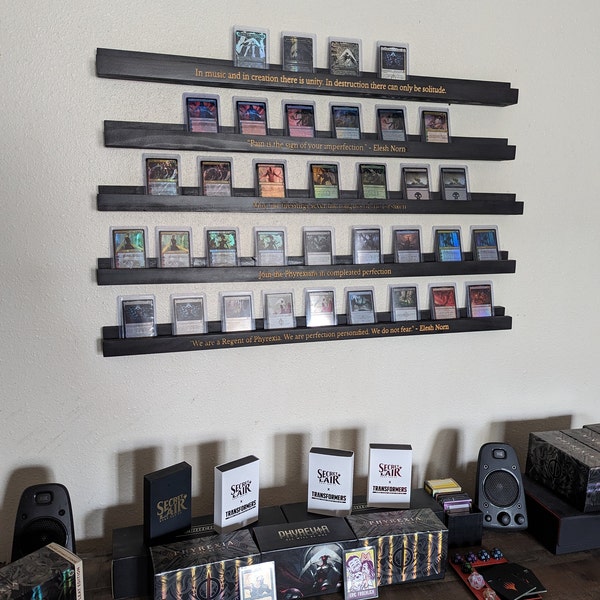 Custom Card Display Shelf: Collectible Card Stand - Etsy