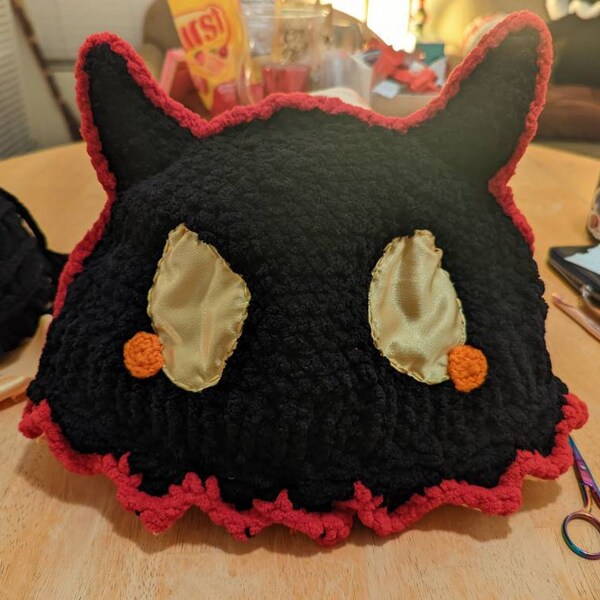 Crochet Pattern: Devil Horn Costume Headband With Ear Holes for Large ...