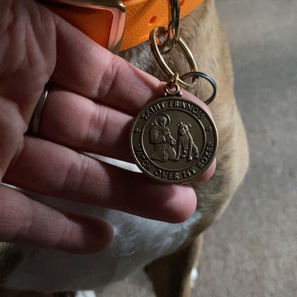 Great Pyrenees Saint Francis Dog Tag - Etsy