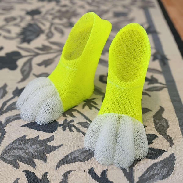 TPU 3D Printed Dragon Fursuit Feetpaws Base (3 Toes) - Digitigrade ...