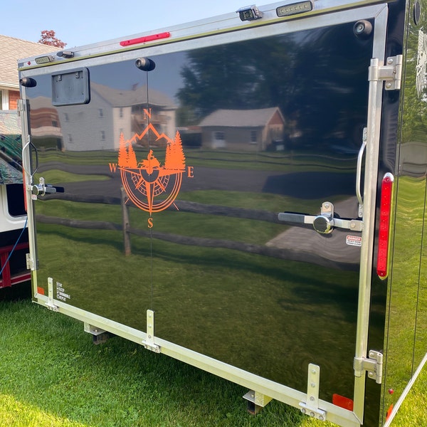 Snowmobile Compass Vinyl Decal | Snowmobile Lover | Compass ...