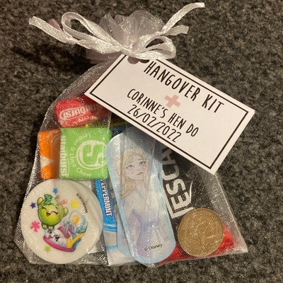 Hangover Kits, Survival Kits, Wedding Favours, Hen Do Gifts, Hen Party ...